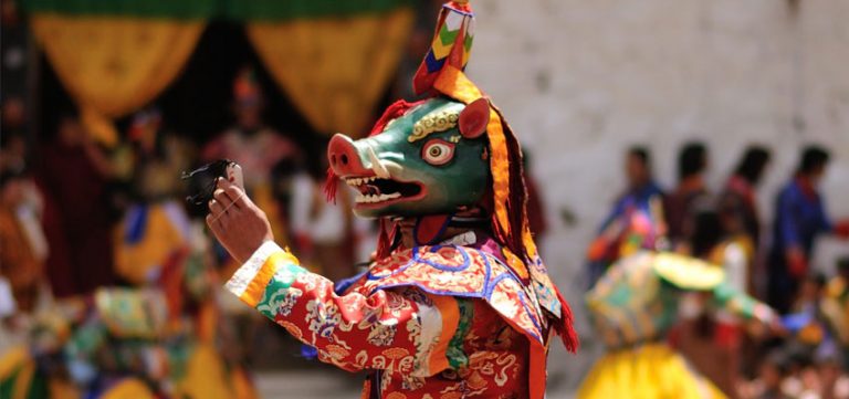 Paro Tshechu, the most popular festivals in Bhutan